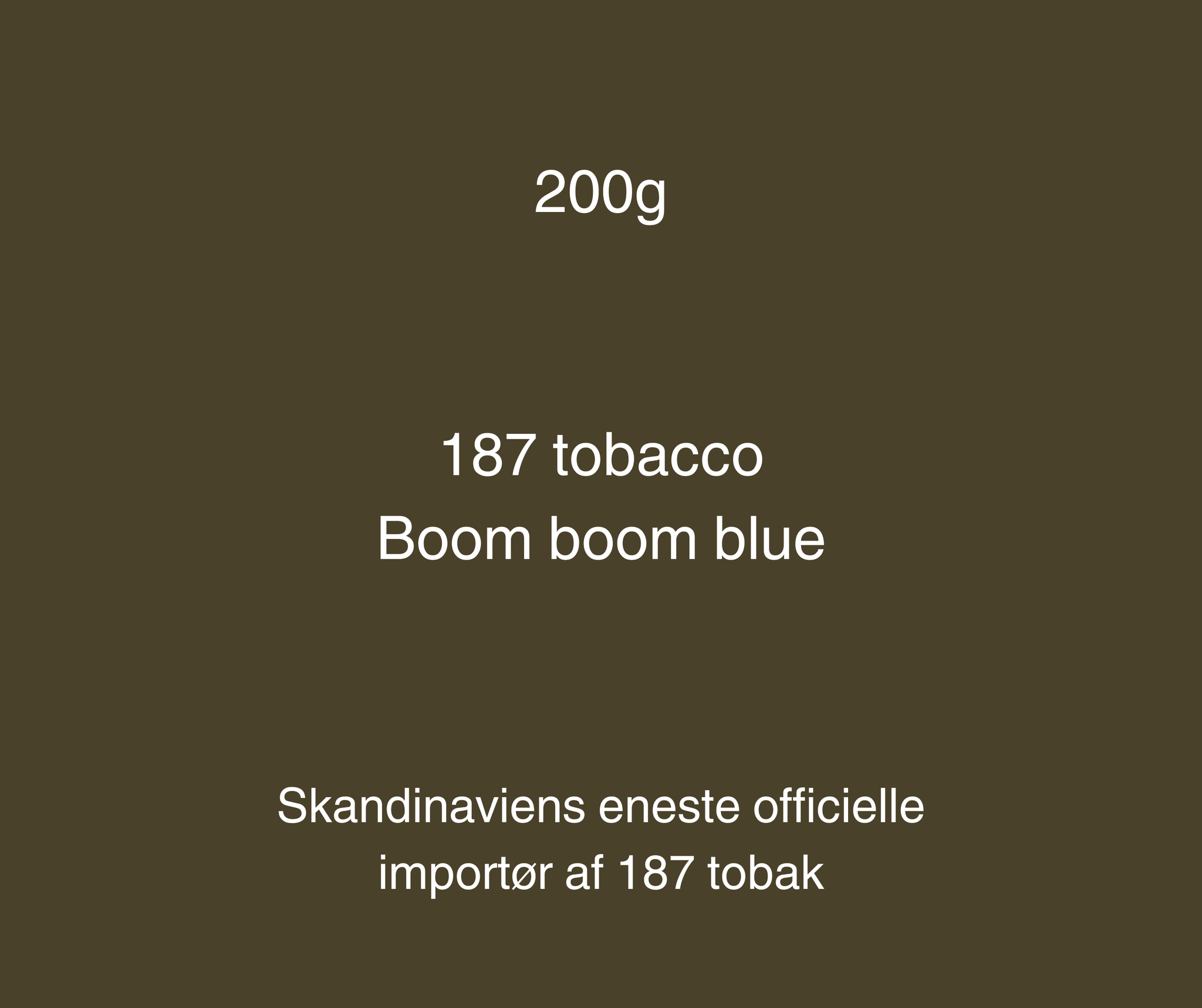 BOOM BOOM BLUE 200g (Brombær, Hindbær & Blåbær)