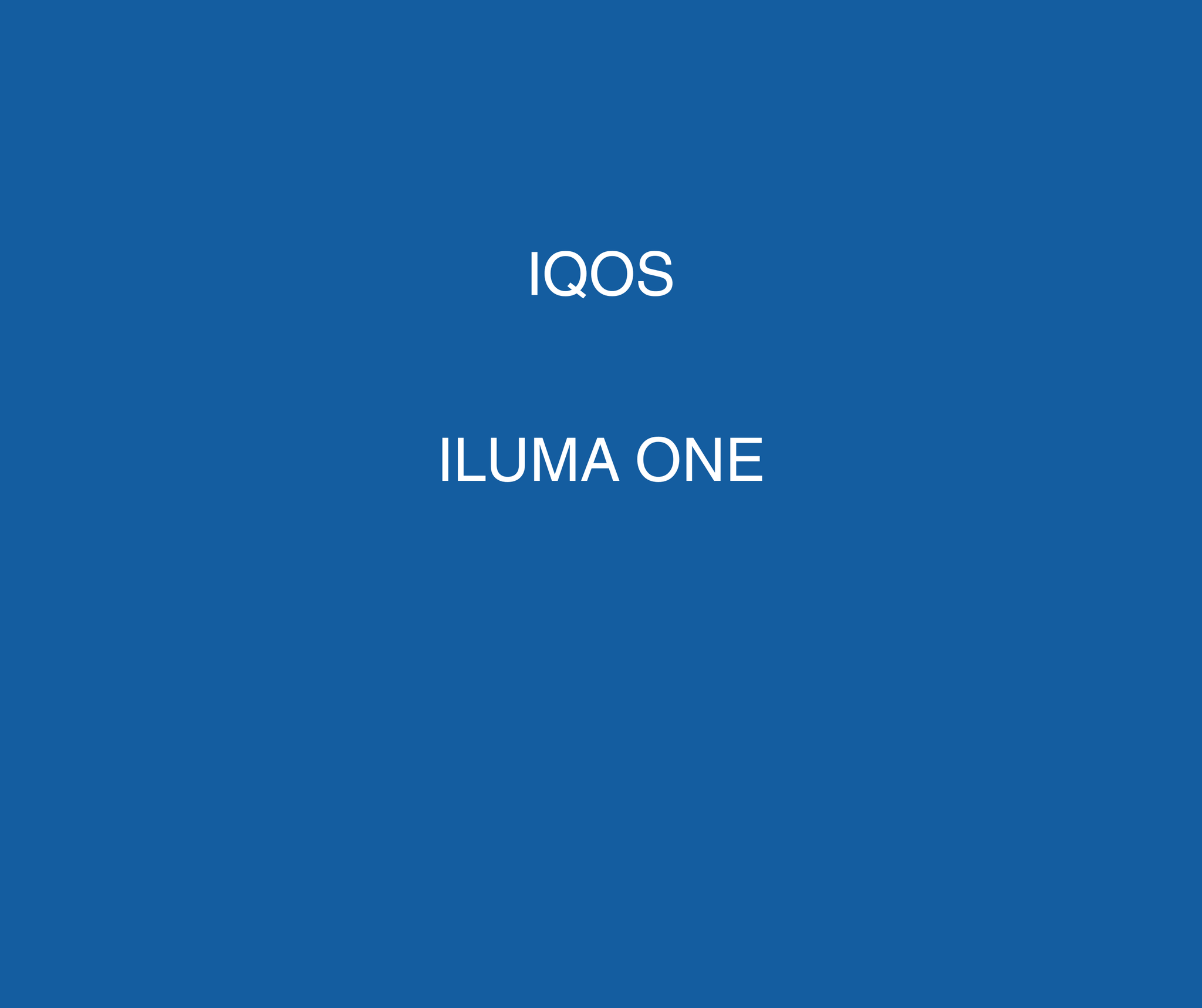 IQOS ILUMA ONE / Azure Blue