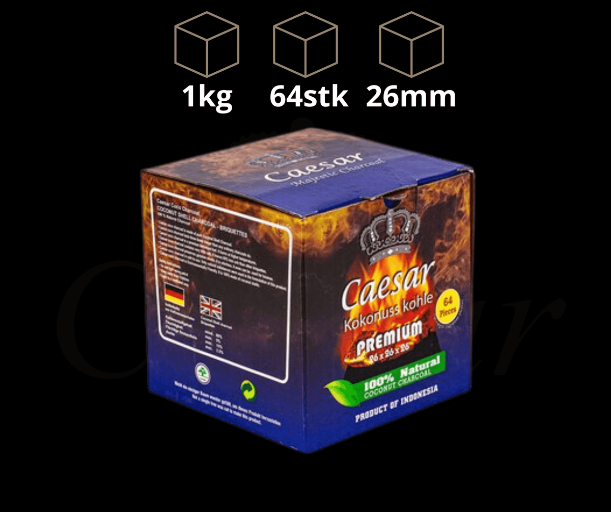 Ceasar shisha | Caesar Majestic Premium Coal for Waterpaper